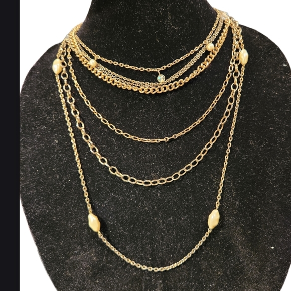 Jewelry | Vintage Layered Large Preals Wantique Beads Seven Layers Of ...
